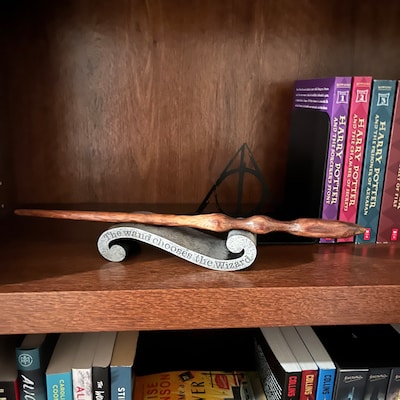 Wizard Wand Stand Holder Mischievous Wand Display - Etsy