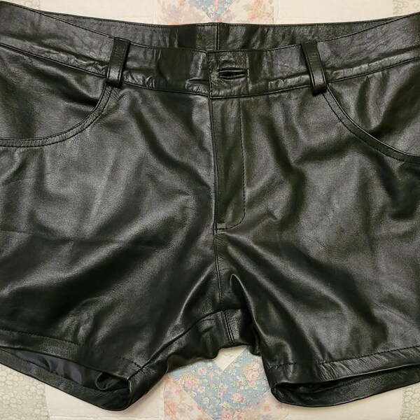 Leather Vest for Men - Leather Bar Vest for Men - Open Front Leather ...