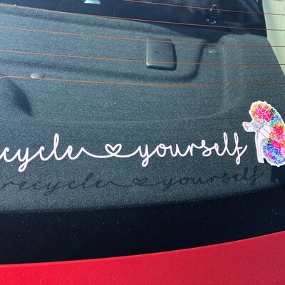 Anatomical Kidney Floral Vinyl Sticker. Vinyl Decal, Laptop Sticker ...