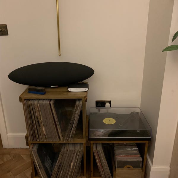 Vinyl Record/lp Stackable Wooden Crate for Great Looking Storage and ...