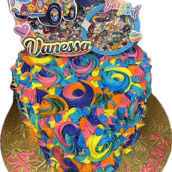 Lisa Frank Birthday Cake Topper, 90s Birthday Cake Topper, 90s ...