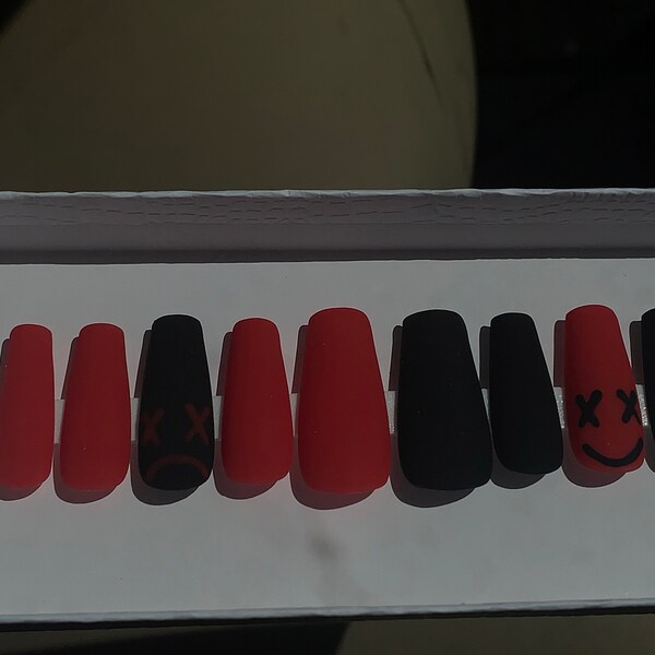 Lil Peep & Xxxtentacion Nail Bundle - Etsy