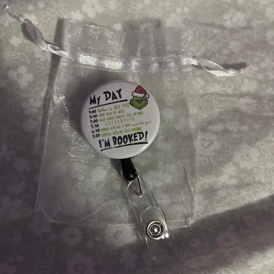 My Day Badge Holders for Christmas/fun Badge Reels/christmas Badge ...