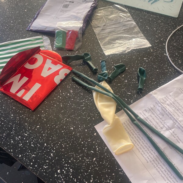 Personalised Elf Arrival Balloon Kit ELF BALLOON Elf POP Balloon - Etsy