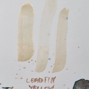 Handmade Watercolor Lead Tin Yellow for Painting, Calligraphy, and ...