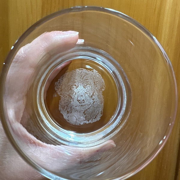 Custom Etched Handwriting Rock Glass Engrave Your Handwritten Message ...