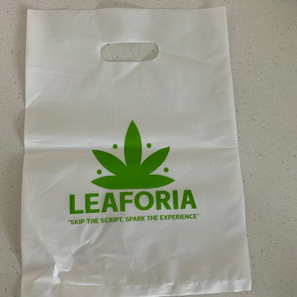 Personalized Plastic Carrier Bags: Custom Logo for Shops & Events - Etsy