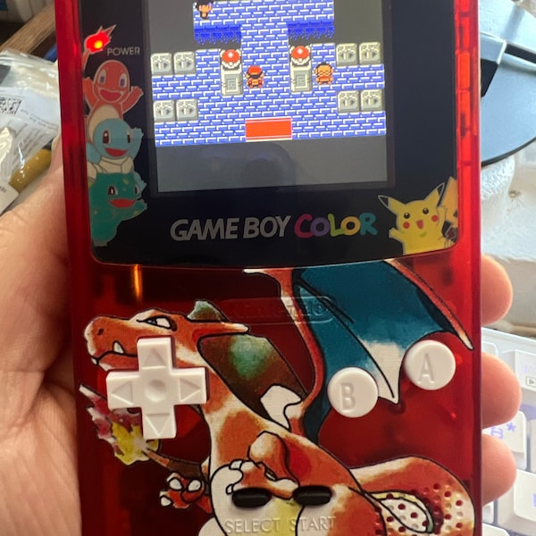 Pokemon Red Charizard Gameboy Color Shell Diy - Etsy