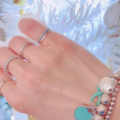 Tiny Minimal Diamond Ring Index Finger Ring Dainty Diamond - Etsy