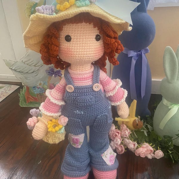 Alma Doll Amigurumi Crochet Pattern, Deer Included, PDF. / English ...