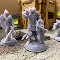 Tiefling Gladiator Tiefling Fighter Galaad | Miniature Dungeons and ...