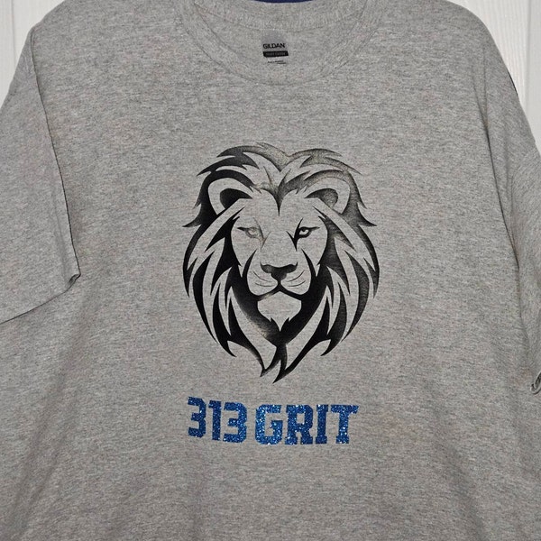 313 Grit Football Svg, Detroit Football, Lions Shirt Svg, Motor City ...