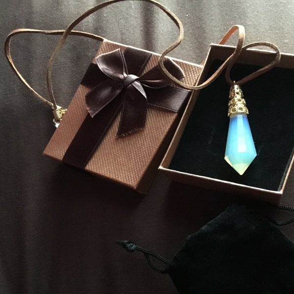 Kida Luxe Atlantean Crystal Necklace, Atlantis Necklace, Moonstone ...