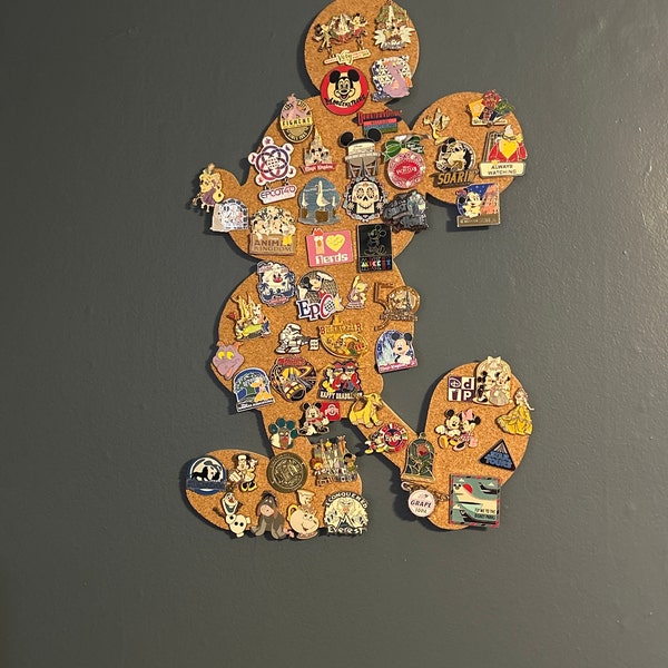 Mickey Full Body Pin Board, Mickey Black Pin Board, Mickey Full Body ...