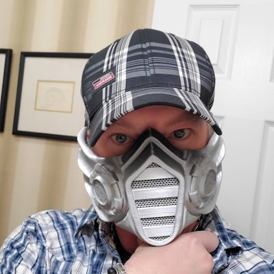 Cold Ninja Cosplay Mask by Wekster Mortal Face Mask Made in US Fast ...