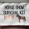 HORSE SHOW Survival Kit Zipper Pouch Makeup Cosmetic Accessories Bag ...