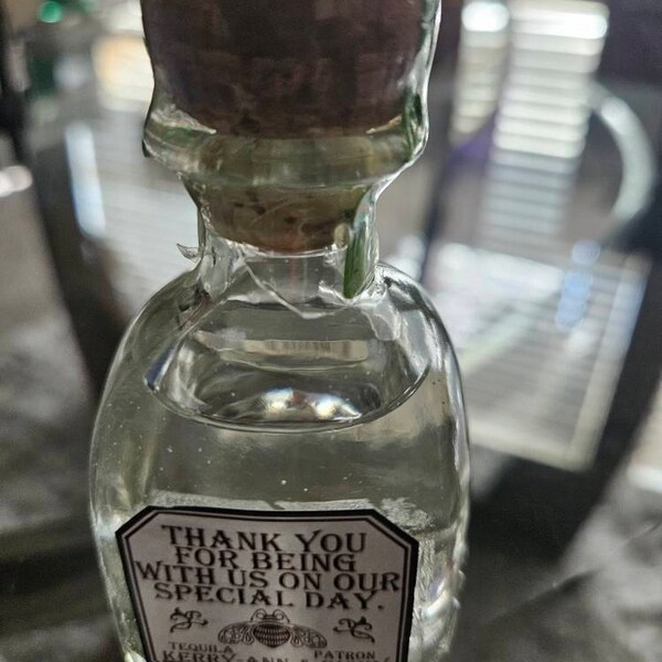 Mini Tequila Custom Label 50ML, Graduation Label, Mini Patron Labels ...