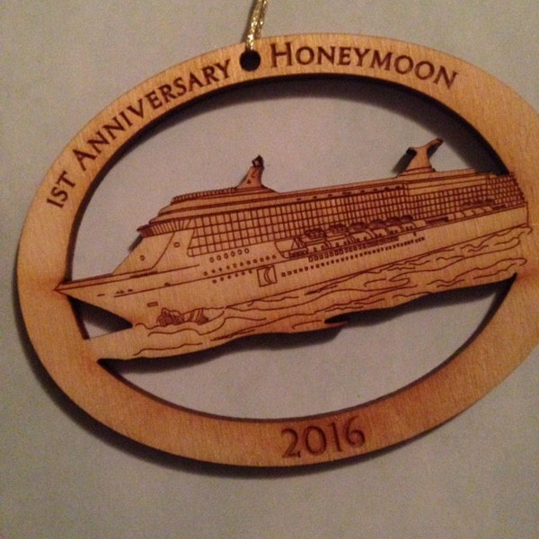 Personalized Cruise Ship Ornament - Cruise Ship Ornaments - Custom ...