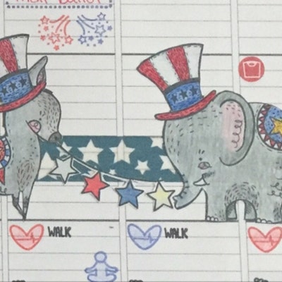 Cute Politics Clip Art Set, Political Doodle Clip Art, SVG Clipart ...