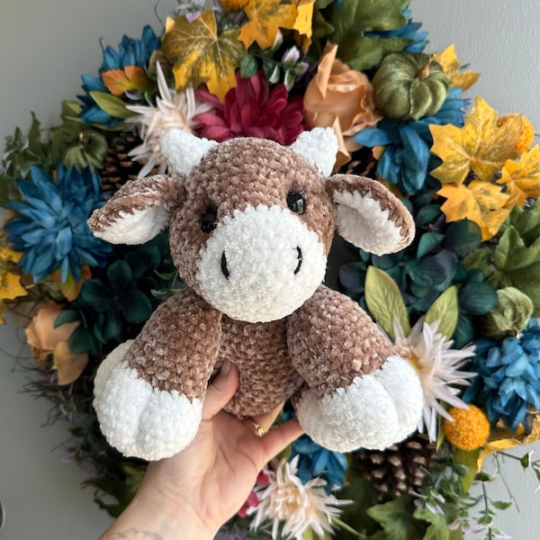 Colbie the Cow Amigurumi Crochet Pattern | Plush Cow PDF Tutorial ...