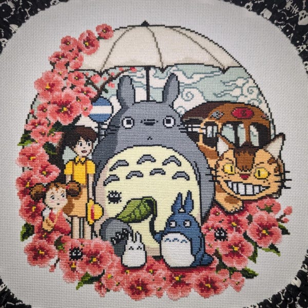 Spirited Away Cross Stitch Pattern, Counted Stitch, Chihiro, Kaonashi ...