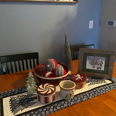 Winter Trees Table Runner Pattern PDF - Etsy