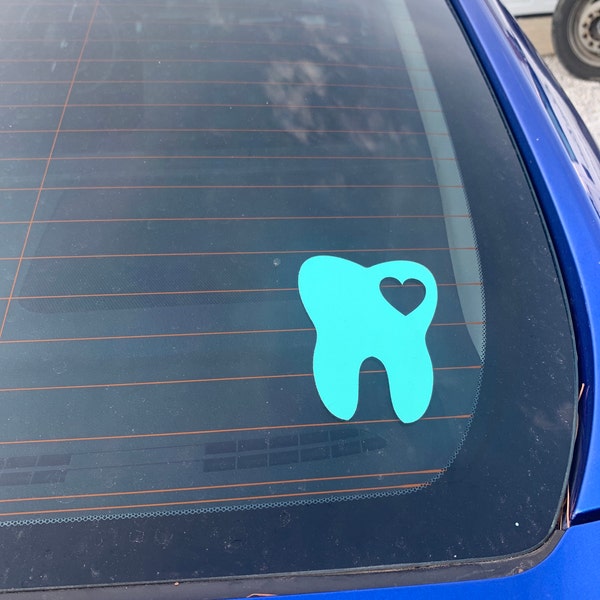 Dental Hygienist Decal / Tooth Decal / Dentist Decal / Laptop Decal ...