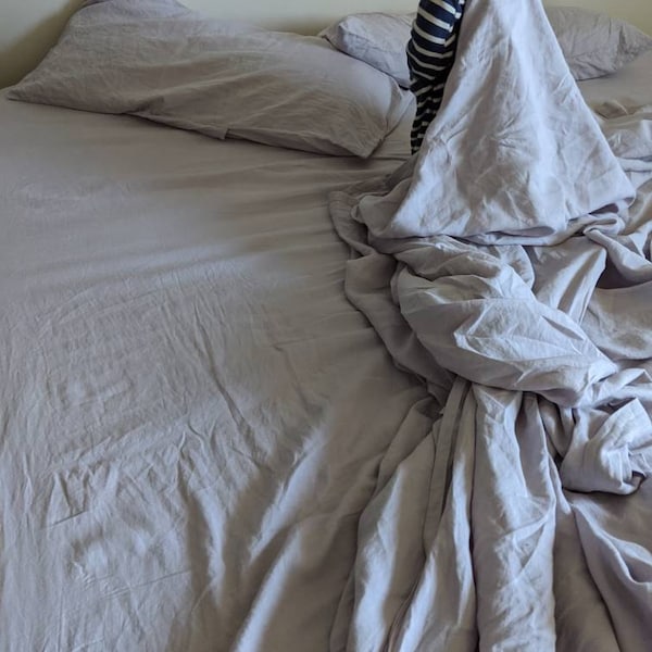 Linen Back Envelope Pillowcase - Linen Pillow Sham - Linen Pillow Case ...