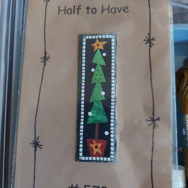 Wool Applique Kit "my Christmas Tree" - Etsy
