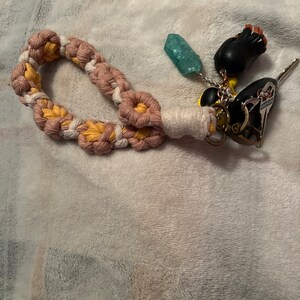Flower Macrame Wristlet - Etsy