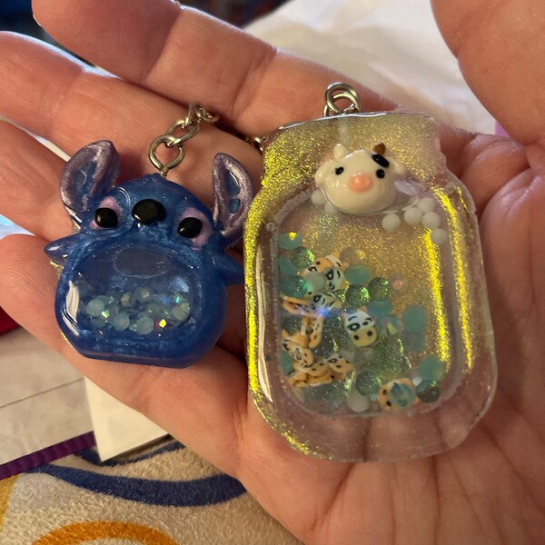 Silicone Mold for Keychains Translucent Silicone UV & Epoxy Resin Belly ...