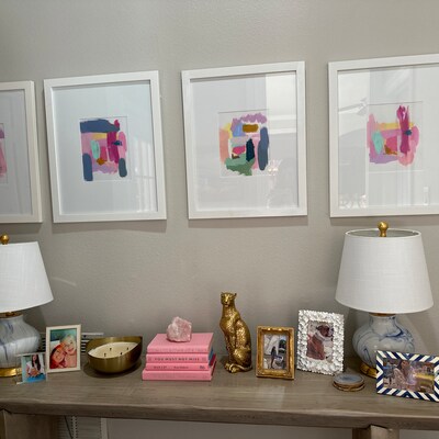 Pastel Pink Decorative Book Bundle Light Pink Decor Books for Shelf ...