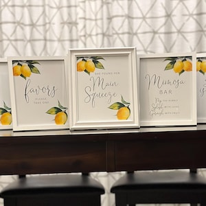 Printable Love is Sweet Sign Lemon, Take a Treat Sign, Lemon Favors ...