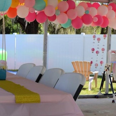 Mini Balloons 5 Small Air Filled Balloons Samples Color Chart ...