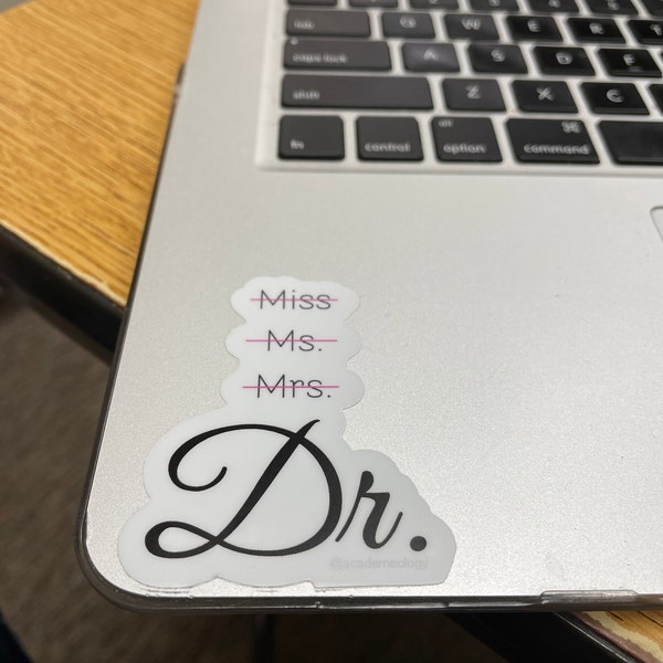 Miss/ms./mrs. Dr. Sticker - Etsy