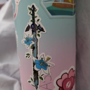 Master Sword Vinyl Waterproof Die Cut Sticker 3.5 Inch Legend of Zelda ...