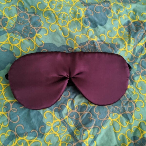 Real Silk and Birds Sleep Mask Eye Mask Travel Mask Eye Pillow Eye ...