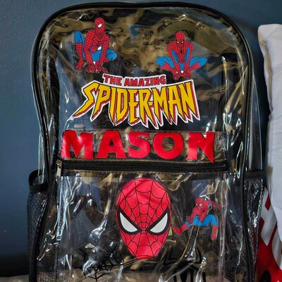 Custom Clear Backpack - Etsy