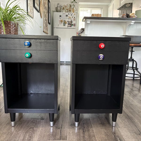 Handcrafted 1-1/2 Inch Pool Ball Cabinet Drawer and Cabinet Door Pulls ...