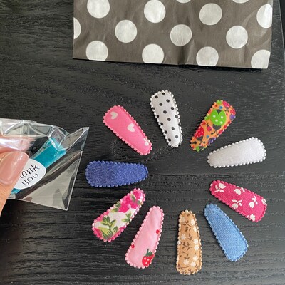 Blue Star Mini Snap Clip With No Slip Grip - Etsy