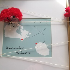 Exchange Student Map Port Washington New York USA - Etsy