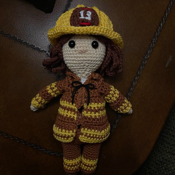 Firefighter - Crochet Pattern PDF - Digital Download - Etsy