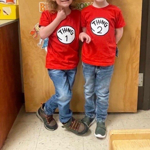 Thing 1 and Thing 2 Layered Svg Png Dxf Eps - Etsy