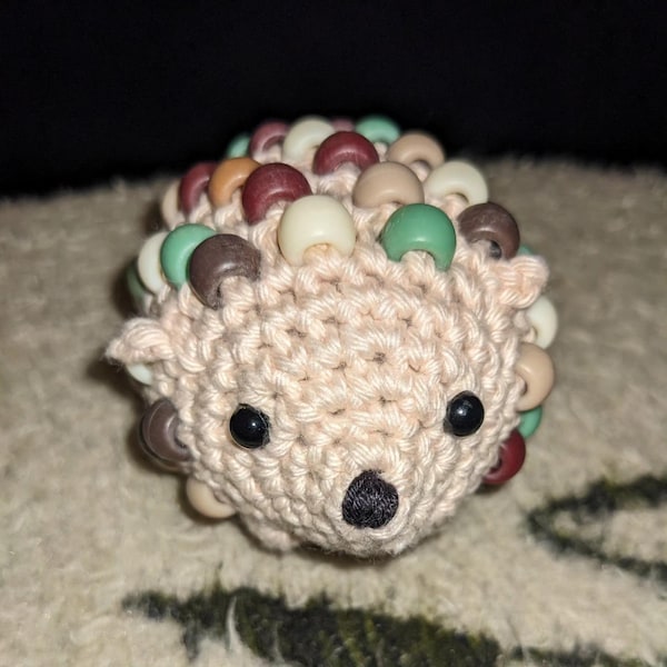 Beaded Fidget Hedgehog Crochet Pattern Crochet Fidget Toy Fidget ...