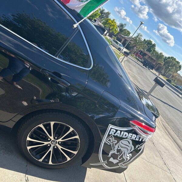 Raiderette Vinyl Decal, Female Las Vegas Raider Fan Decal Sticker - Etsy