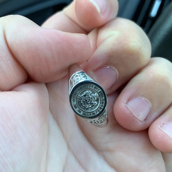 University Rings, Class Rings, Silver Class Rings, School Rings ...