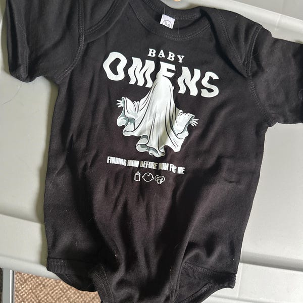 Baby Omens | Baby Bodysuit | Metalcore Parody | Trendy & Alternative ...