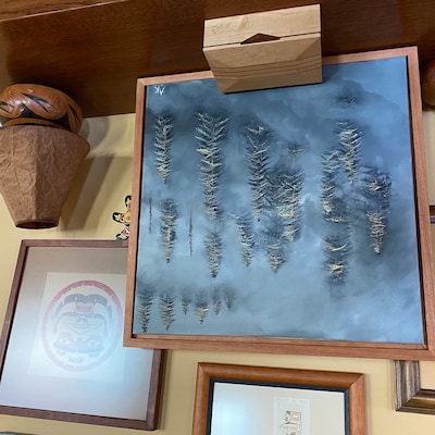 Ambrosia Maple Floater Frame for Art in Custom Sizes Handmade Gift ...