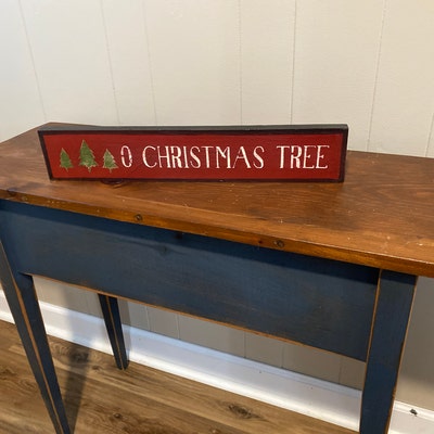 Primitive Merry Christmas Handpainted Distressed Holiday Sign Awesome ...