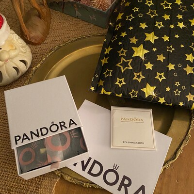 Pandora Jewelry Pink Box for Bracelets, Charms, Rings, Earrings Storage ...